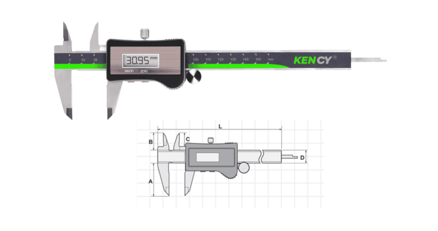 Solar Digital Calipers - indoremachinary